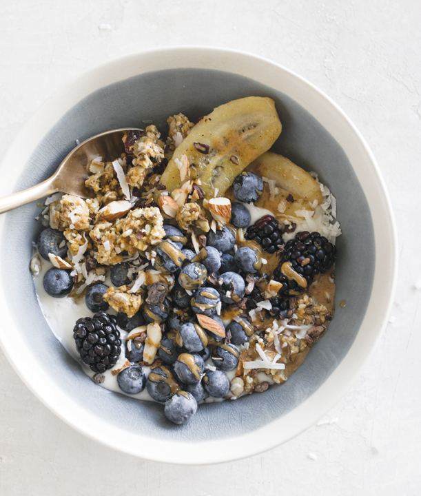 Berry Banana Split Bowl | Om Yoga Magazine