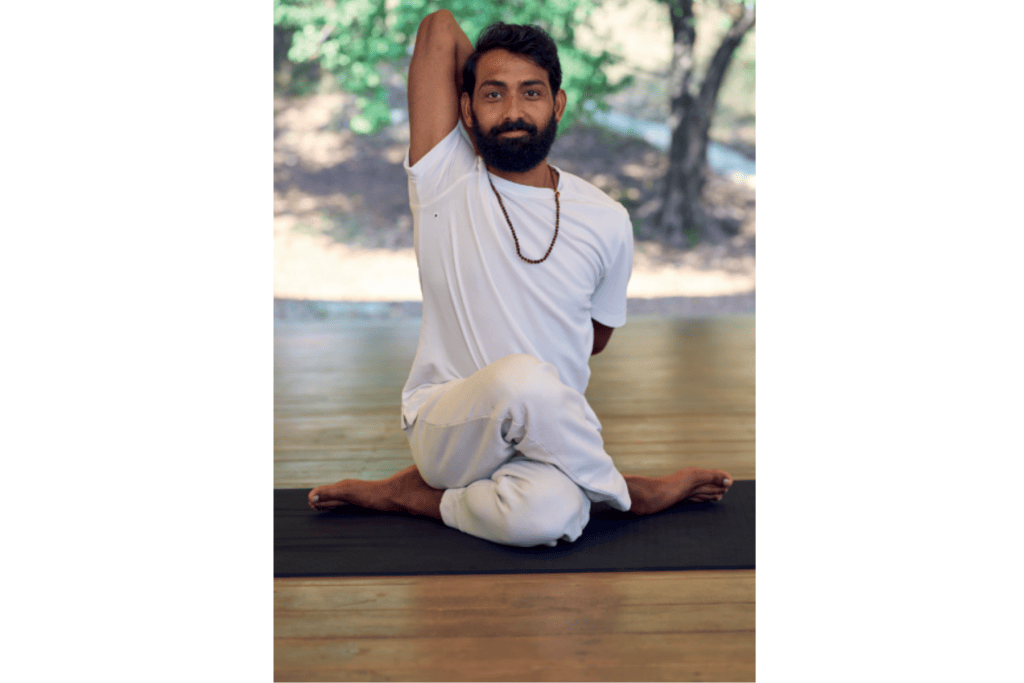 Man on the Mat: Cow-Face Pose | Om Yoga Magazine